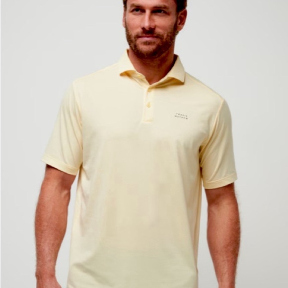 Travis Mathew | Shirts | Pale Yellow Classic Polo Shirt | Poshmark